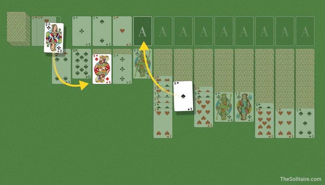 Solitaire triple 3 cartes — Jouez en ligne gratuitement