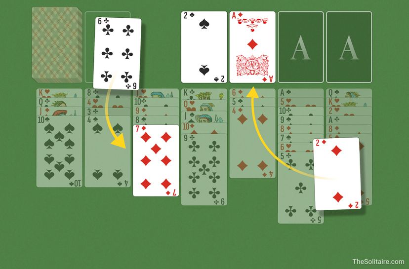 Solitaire (face visible) — Jeu gratuit et rapide – Thesolitaire.com
