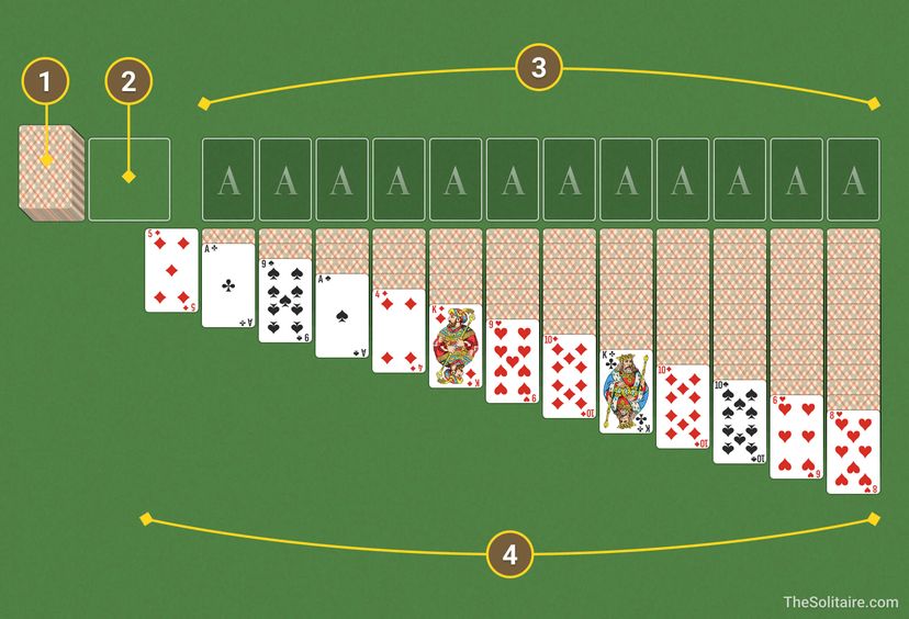 Triple Solitaire Turn 3 – Play Free Online – TheSolitaire